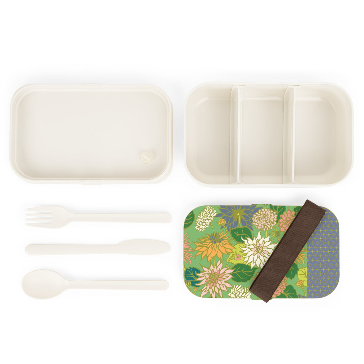 Dahlia Bento Box - Green – Monaluna