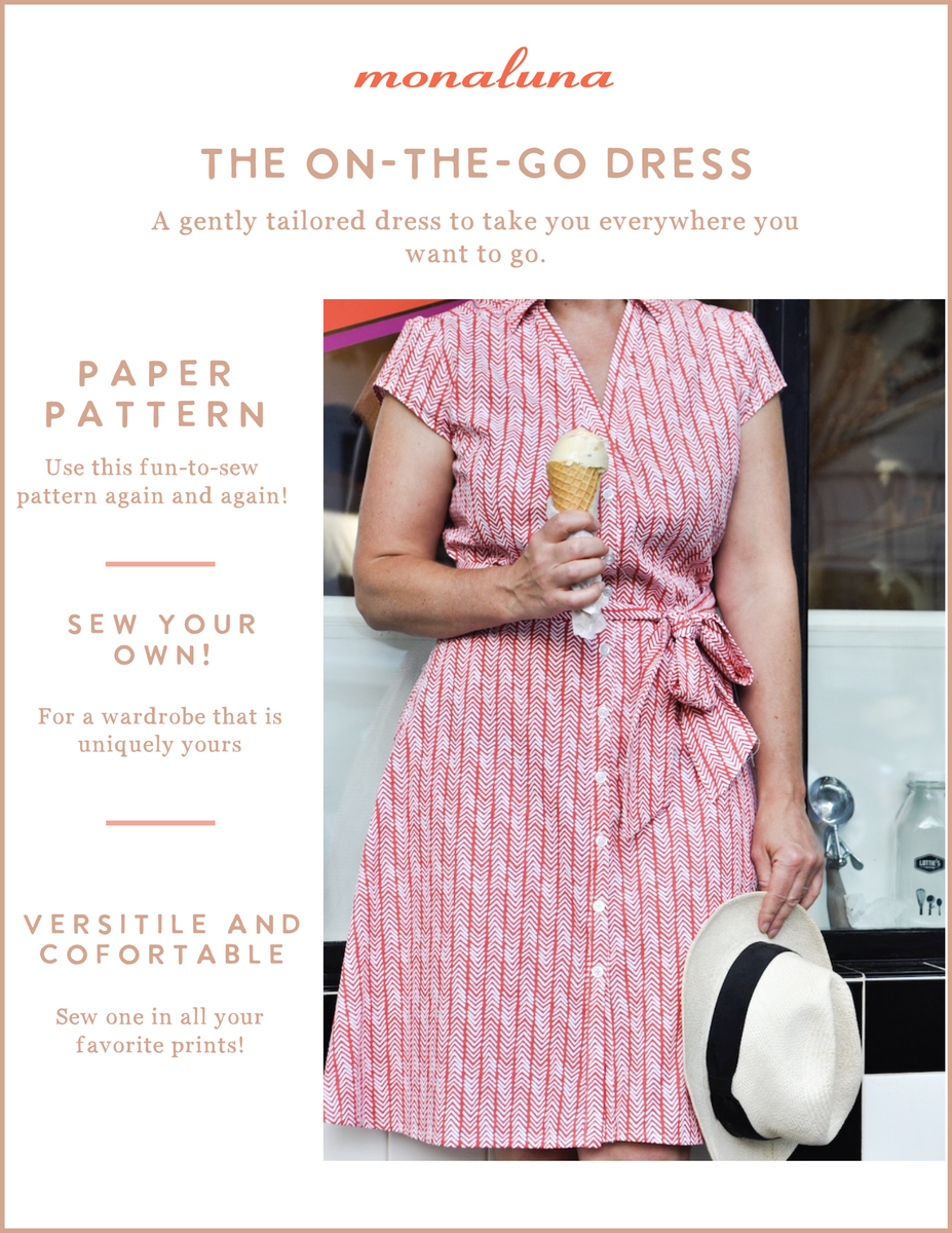 On The Go Dress - Patterns - Monaluna Organic Fabrics